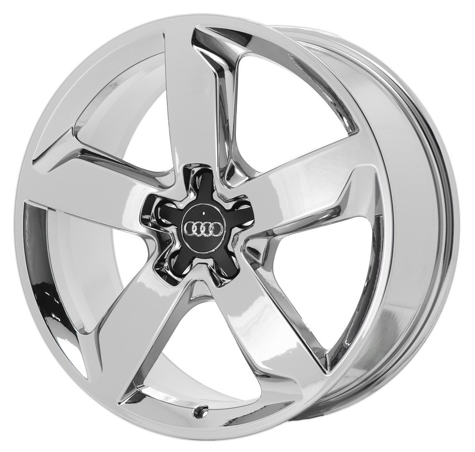 19" AUDI Q7 PVD BRIGHT CHROME-C WHEELS RIMS FACTORY OEM 58935 2014-2017 ...