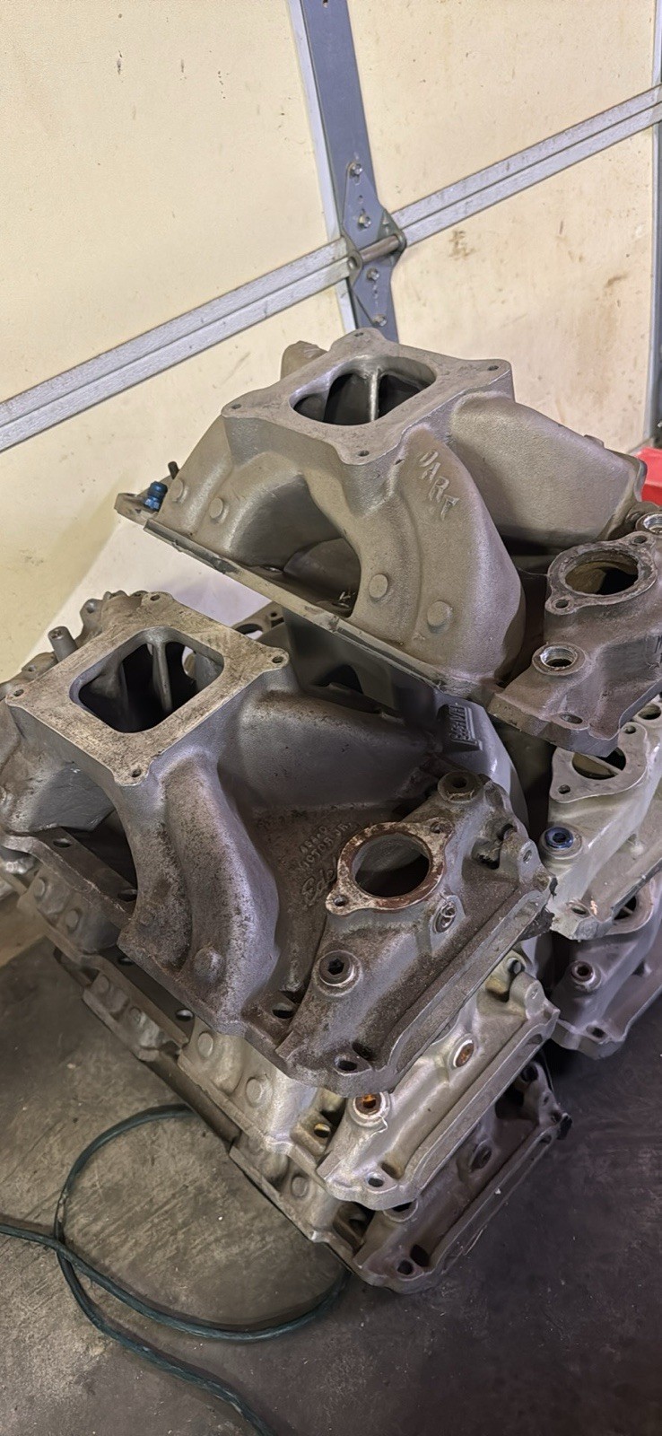 LOT (7x) Ported Big Block Chevy Intake Manifolds Single Plane | eBay