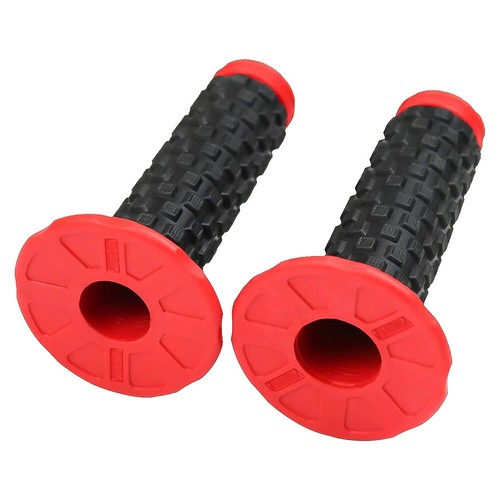 2Pcs Red Motorcycles Handlebar Grips Dirt Bike Hand Grips 22mm 7/8" for ...