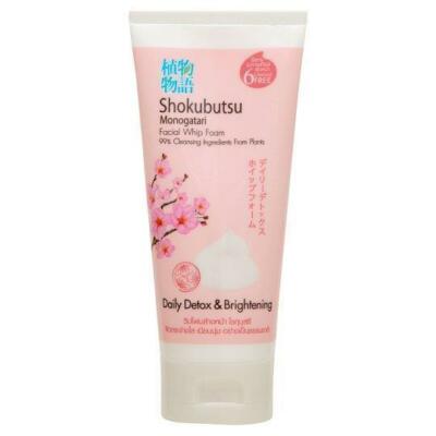Shokubutsu Monogatari Face Wash Facial Whip Foam Daily Brightening Skin ...
