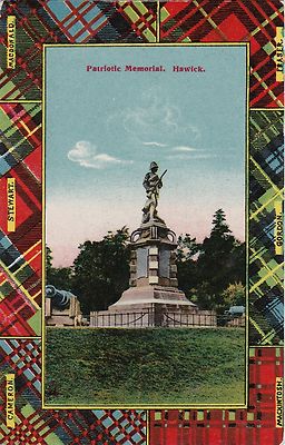 Tartan Bordered, Patriotic Memorial, HAWICK, Roxburghshire | eBay UK