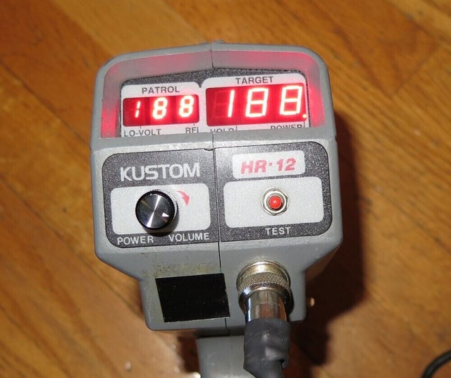 Kustom Signals Hr-12 HR12 K Band MPH Actual Moving Stationary Police ...