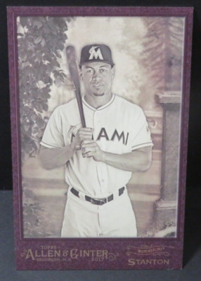 OS344 2017 TOPPS ALLEN & GINTER BOX LOADER TOPPER STANTON #BLGST ...