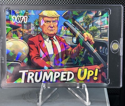 DONALD TRUMP Trumped Up Custom Art Card | eBay