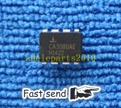 5pcs CA3080AE CA3080 OP Transconductance AMP IC INTERSIL/HARRIS/RCA DIP ...