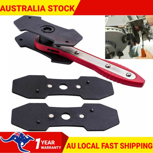 Ratcheting Brake Piston Spreader Wrench Caliper Pad Install Tool Press ...