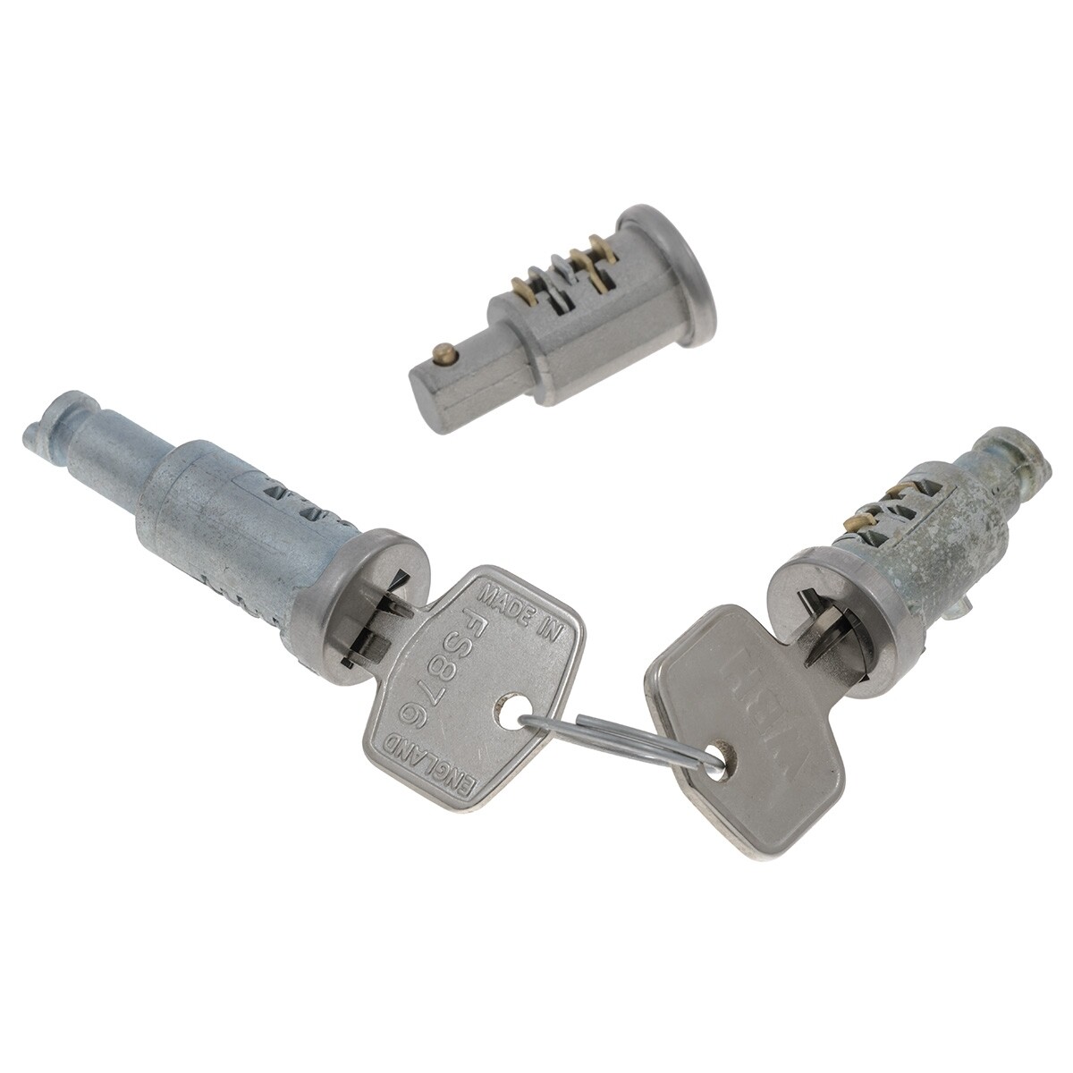 Lock barrels + Keys 3pc Morris Minor & Triumph Spitfire Mk1 Mk2 WBH 9/ ...
