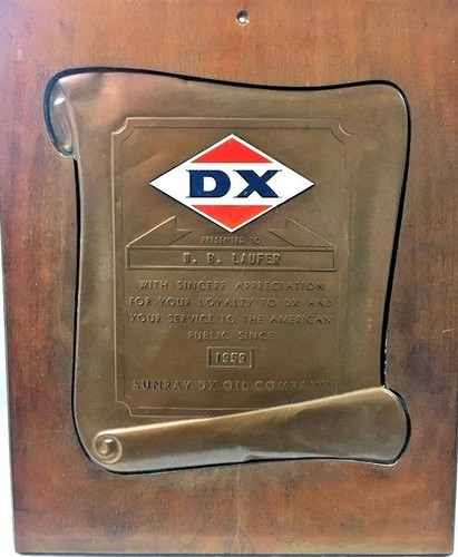 Sunray DX Oil Company 1959 Award service station award | eBay