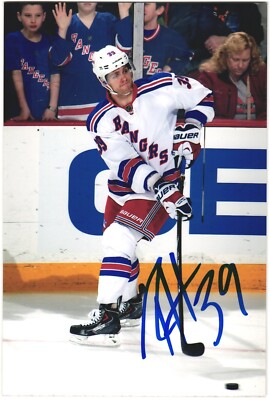 Ryan Haggerty Autographed 4x6 Color Photo New York Rangers White #39 B ...