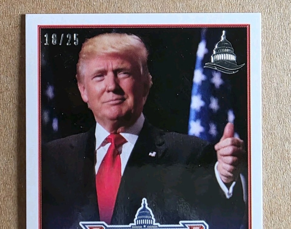 Decision 2024 Update Donald J. Trump #201 Trump Wins! Silver Foil #'d ...