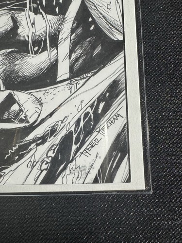 The Boys #7 NM+ Battle Damaged Homelander Virgin B & W Tyler Kirkham ...