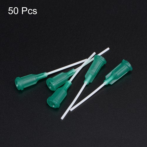 50Pcs 18G Dispensing Needles 25mm PP Needle Tips with Flexible Needle ...