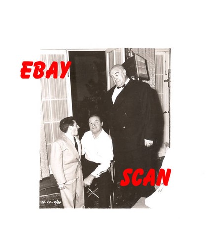 Tor Johnson BOB HOPE midget vintage photo The Lemon Drop Kid classic ...