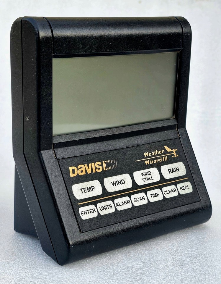 Davis Instruments NO.7425 Weather Wizard III Monitor WC10424B10 made in ...