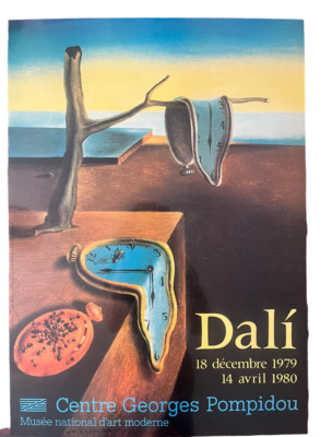 Salvador Dali - Affiche originale d'exposition - Centre Pompidou Paris - 1979 | eBay