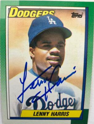 Lenny Harris Autographed 1990 Topps #277 | eBay