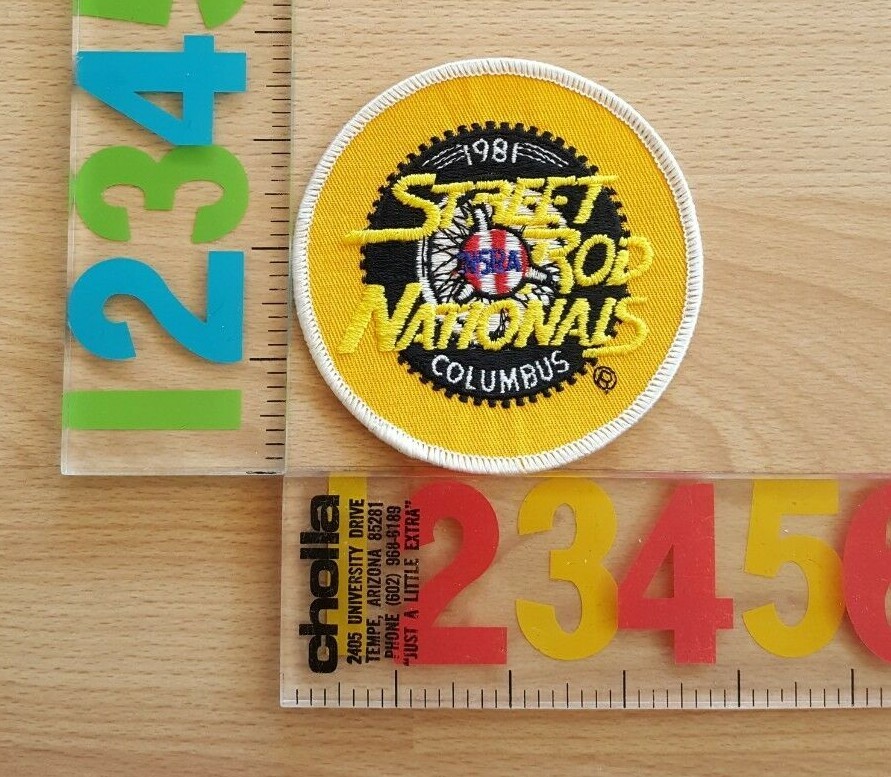 NSRA 1981 National Street Rod Association Nationals Columbus Ohio Patch ...