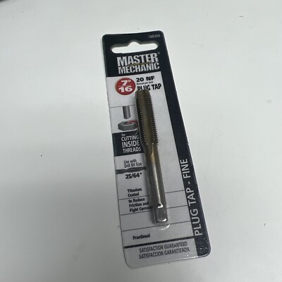 7/16”- 20 NF Plug Tap MASTER MECHANIC P/N 788366 | eBay