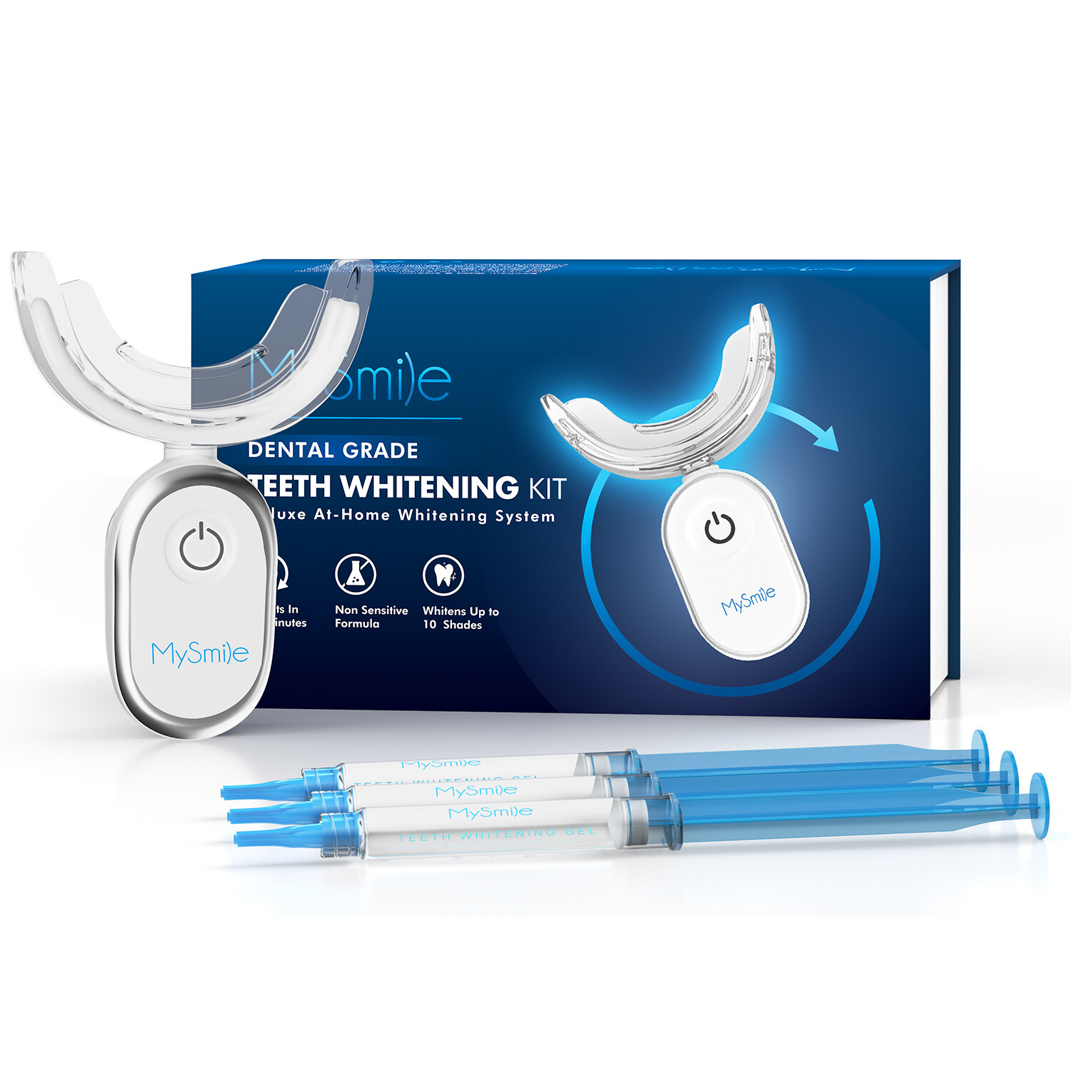 MySmile Teeth Whitening Kit w/ 28LED Light Non Sensitive Strong ...