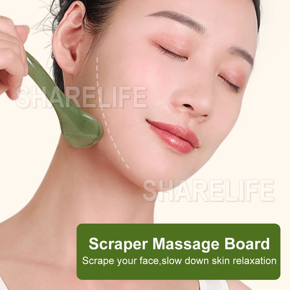 For Guasha Body Scraping Facial Face Thin Massager Tool Sets Gua Sha ...