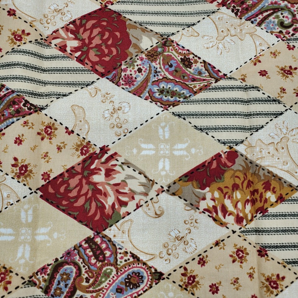 Brother Sister Design Studio Patchwork Quilt Cotton Fabric 1.1 Yard Uncut 2007 | eBay