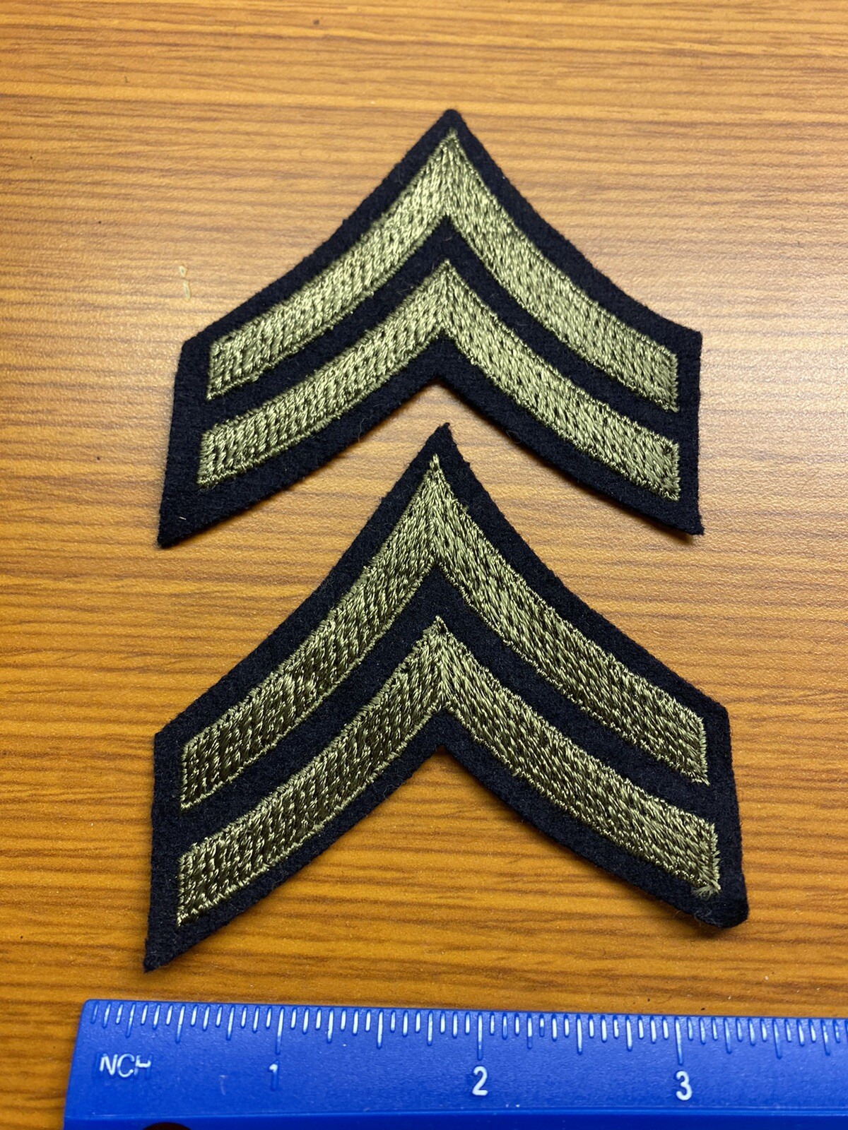 Pair Of WWII Army Corporal Enlisted Rank Patches INV9768 | eBay