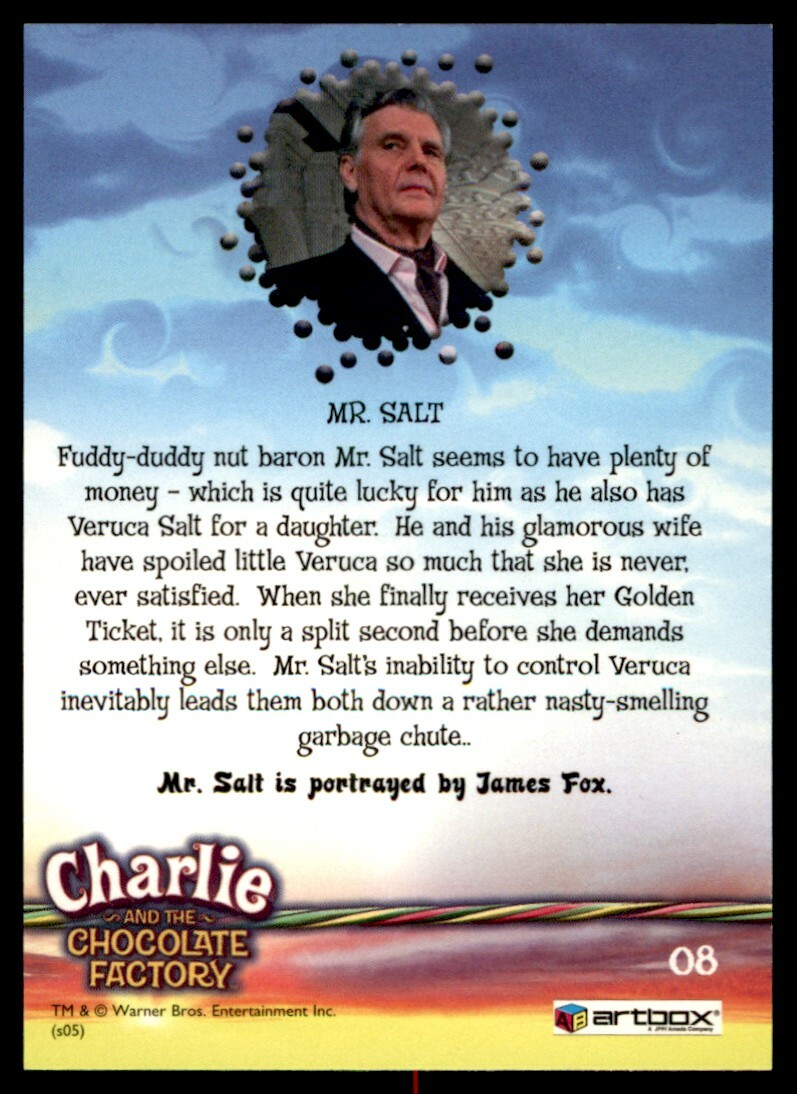 Charlie And The Chocolate Factory Mr Salt