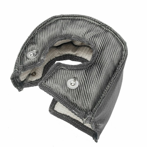 T4 Carbon Fiber Turbo Blanket Heat Shield Turbocharger Cover Wrap Black ...