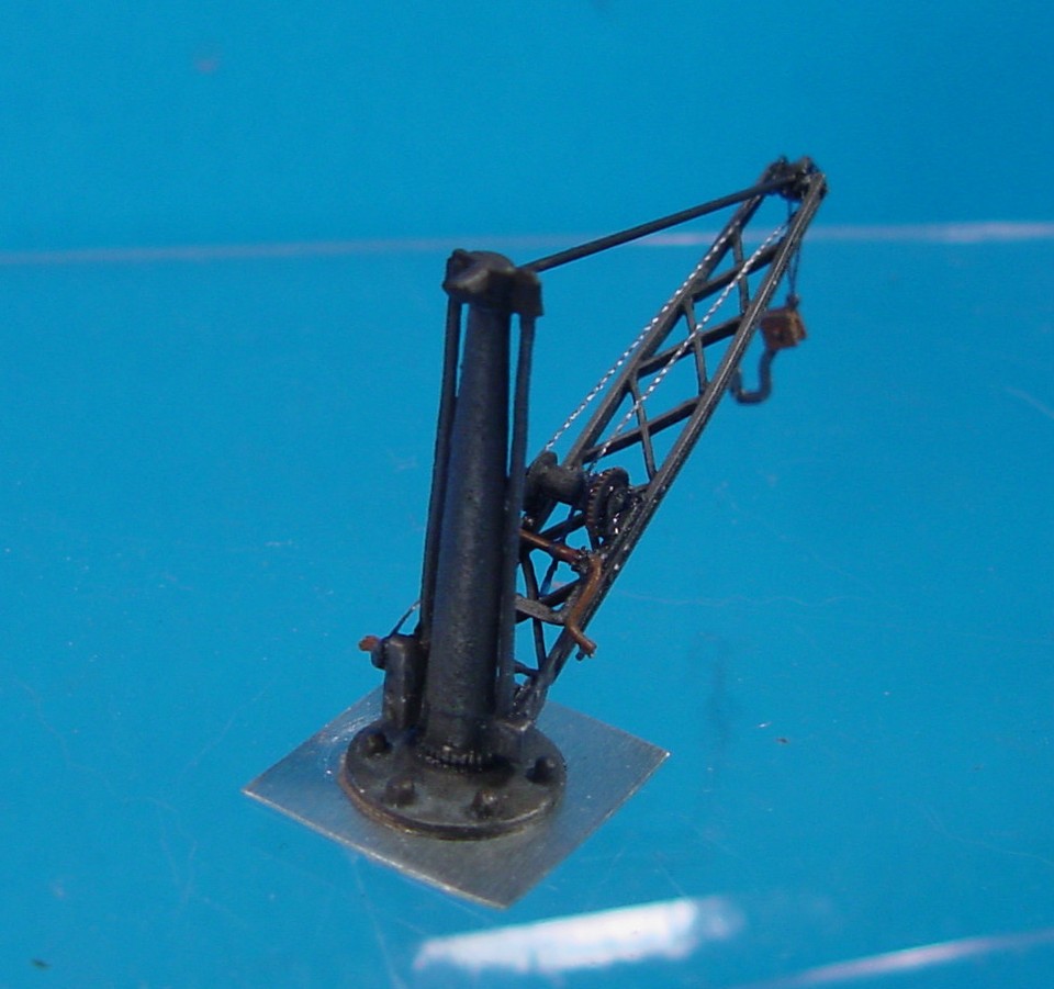 HO/HOn3 SMALL PILLAR or DOCK CRANE KIT WISEMAN MODEL SERVICES DETAIL ...