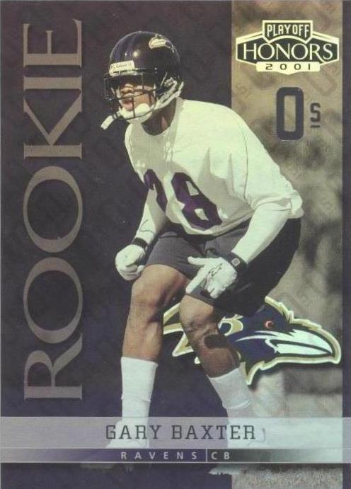 2001 Playoff Honors - Rookie Gary Baxter #170 X's and O's /20 (RC) for ...