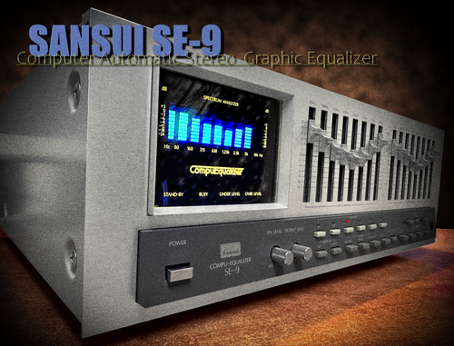 SANSUI SE-9 🌈RaRe🌈 Vintage Stereo Graphic Equalizer | eBay