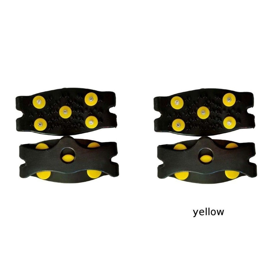 Travel Friendly 5-prong Ice Cleats Steel Stud Spikes Cold-resistant ...