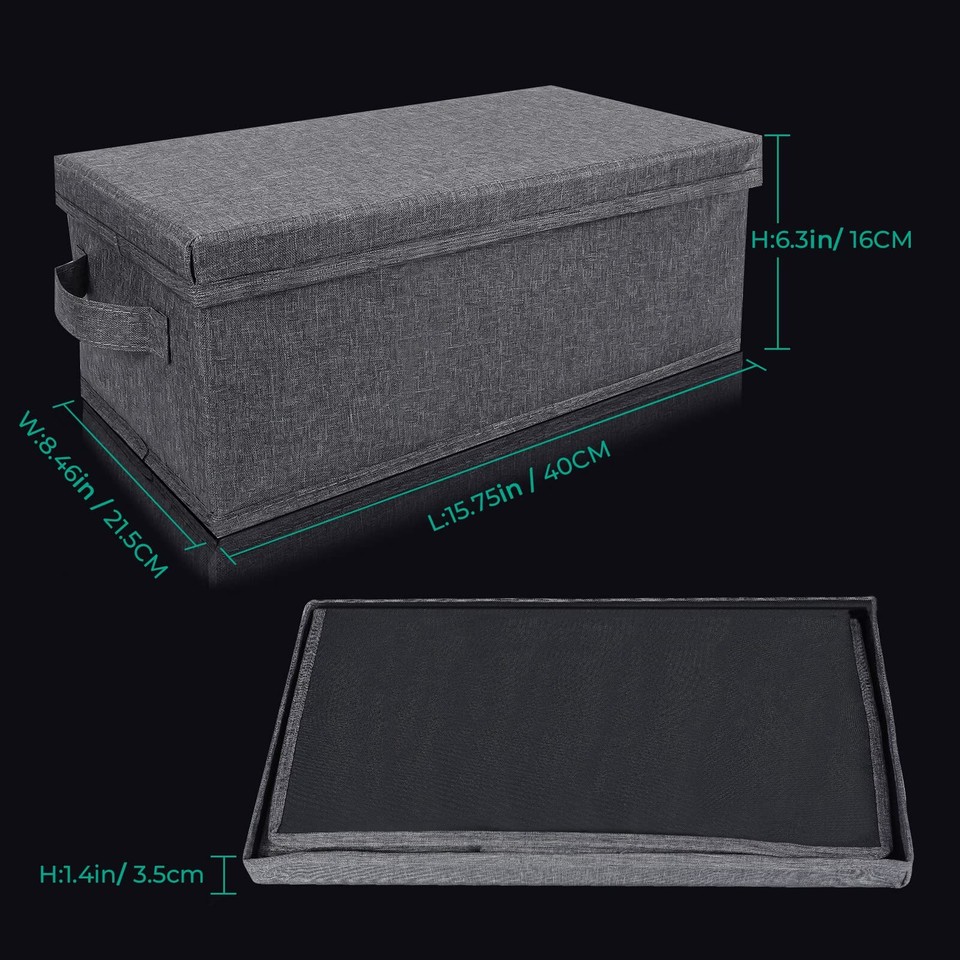 Dvd Storage Box Practical Dvd Case Holder Organizer 15.75 X 8.46 X 6.3 ...