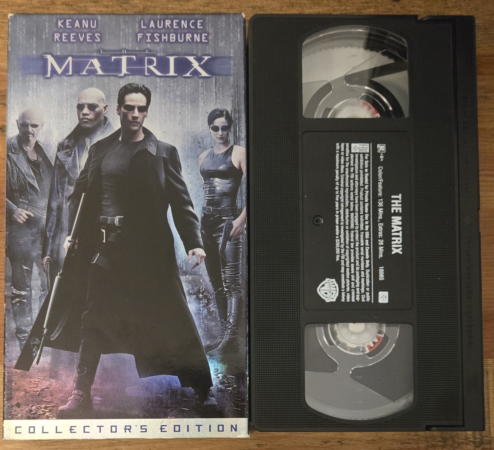 The Matrix (VHS, 1999, Collectors Edition) 85391698531 | eBay