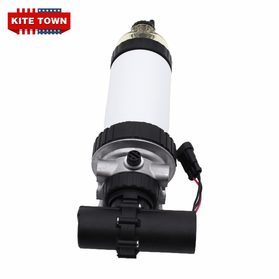 Electric Fuel Pump & Filter For Ford New Holland LS180 LS190 LX865 ...