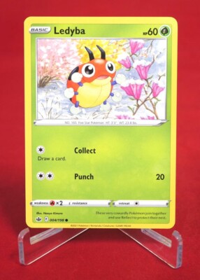 Pokemon Ledyba Card 2020 4/198 Mint | eBay