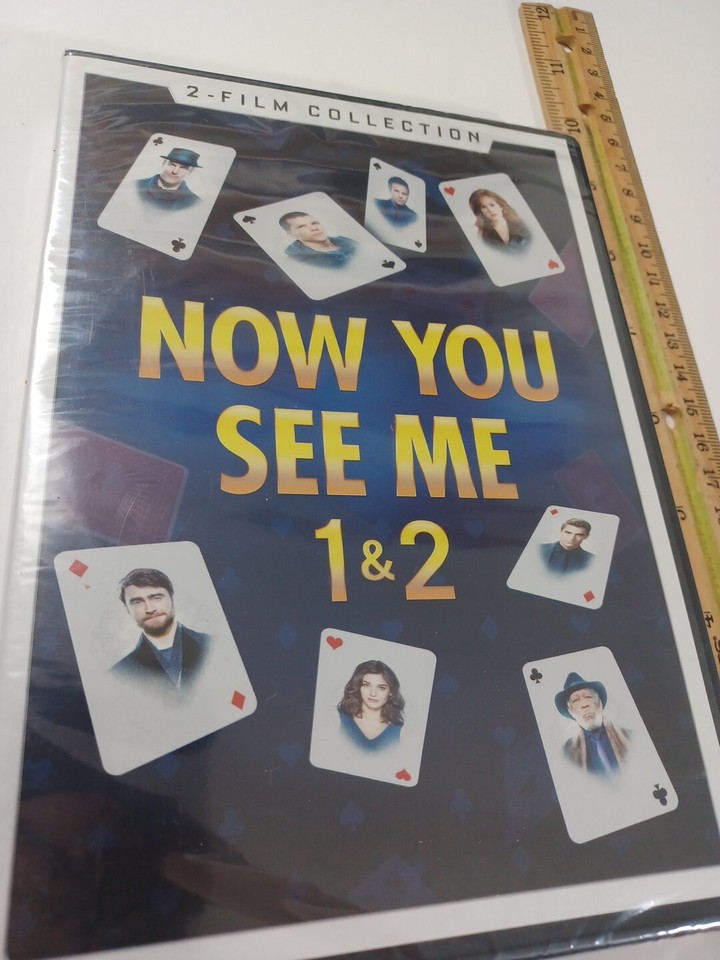NOW YOU SEE ME 1 + 2 New Sealed 2 DVD Set Jesse Eisenberg Woody ...