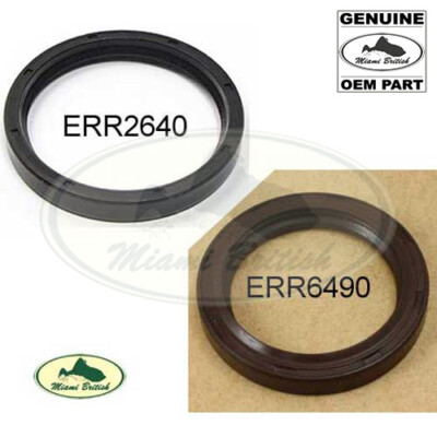 LAND ROVER FRONT & REAR CRANKSHAFT OIL SEAL SET DISCO RR CLASSIC DEF ...