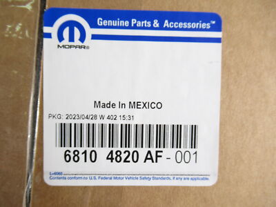 Genuine OEM Mopar Ram 68104820AF Passenger RH Front Fog Light Lamp 2013 ...