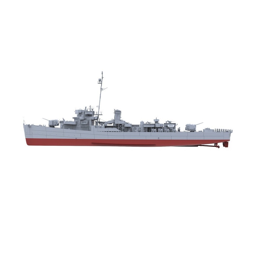 SSMODEL Military Model Kit USS Buckley Class Coolbaugh Frigate DE-217 ...