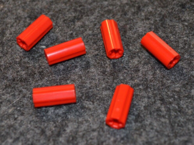 (6) #2 (1x2) RED Axle Connector Bricks ~ Technic ~ New Lego Parts ~ | eBay