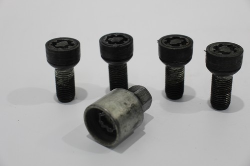 Seat Leon 1P Locking Wheel Nut Bolts And Key Code M 1P0698137 | eBay