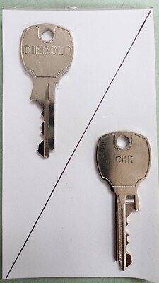 1x NEW Diebold CRK Lock Core Removal Key Undercounter & Cash Tray CompX ...