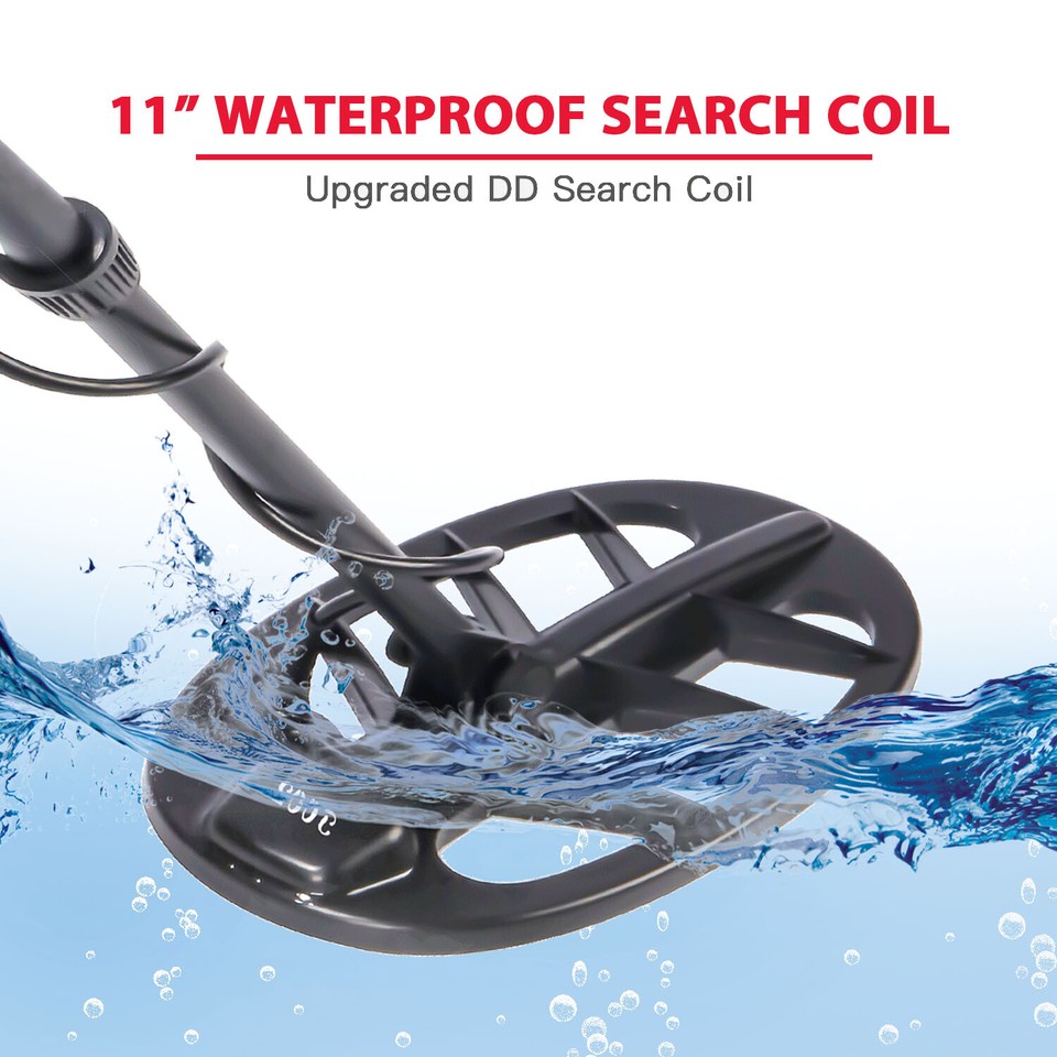 Underground Metal Detector LCD Screen Treasure Gold Finder Metal ...