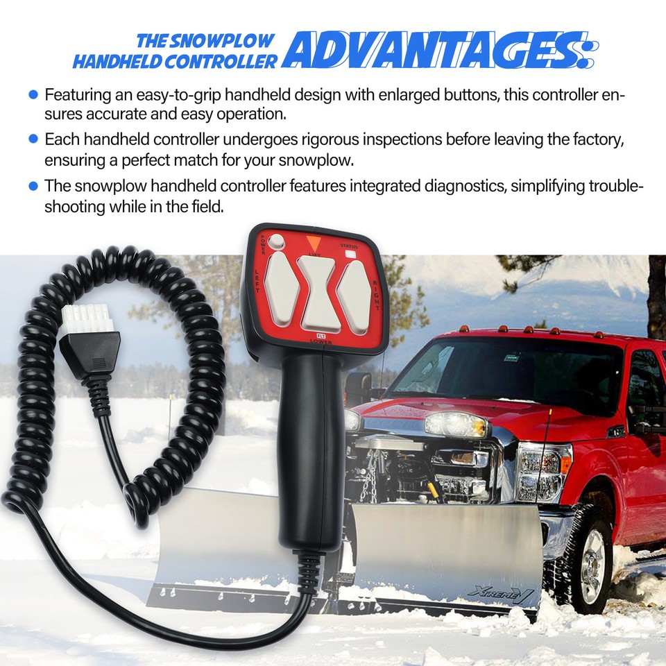 Snow Plow HANDHELD CONTROLLER for Buyers 1306902 for Western 56462 ...