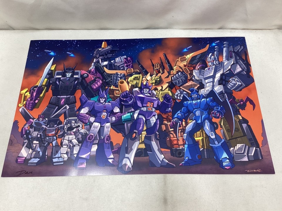 G1 Transformers Decepticons Team Poster 11x17 Picture 1987 Planet Chaar ...