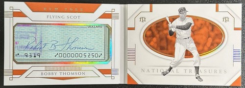 2021 Panini National Treasures Baseball Booklet Cut Sign. Auto Bobby ...
