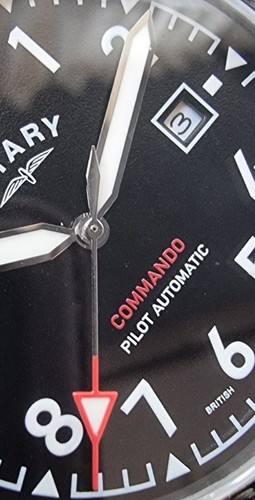 Rotary GS05474-19 Pilot Commando 21 jewel automatic new/boxed/WARRANTY ...