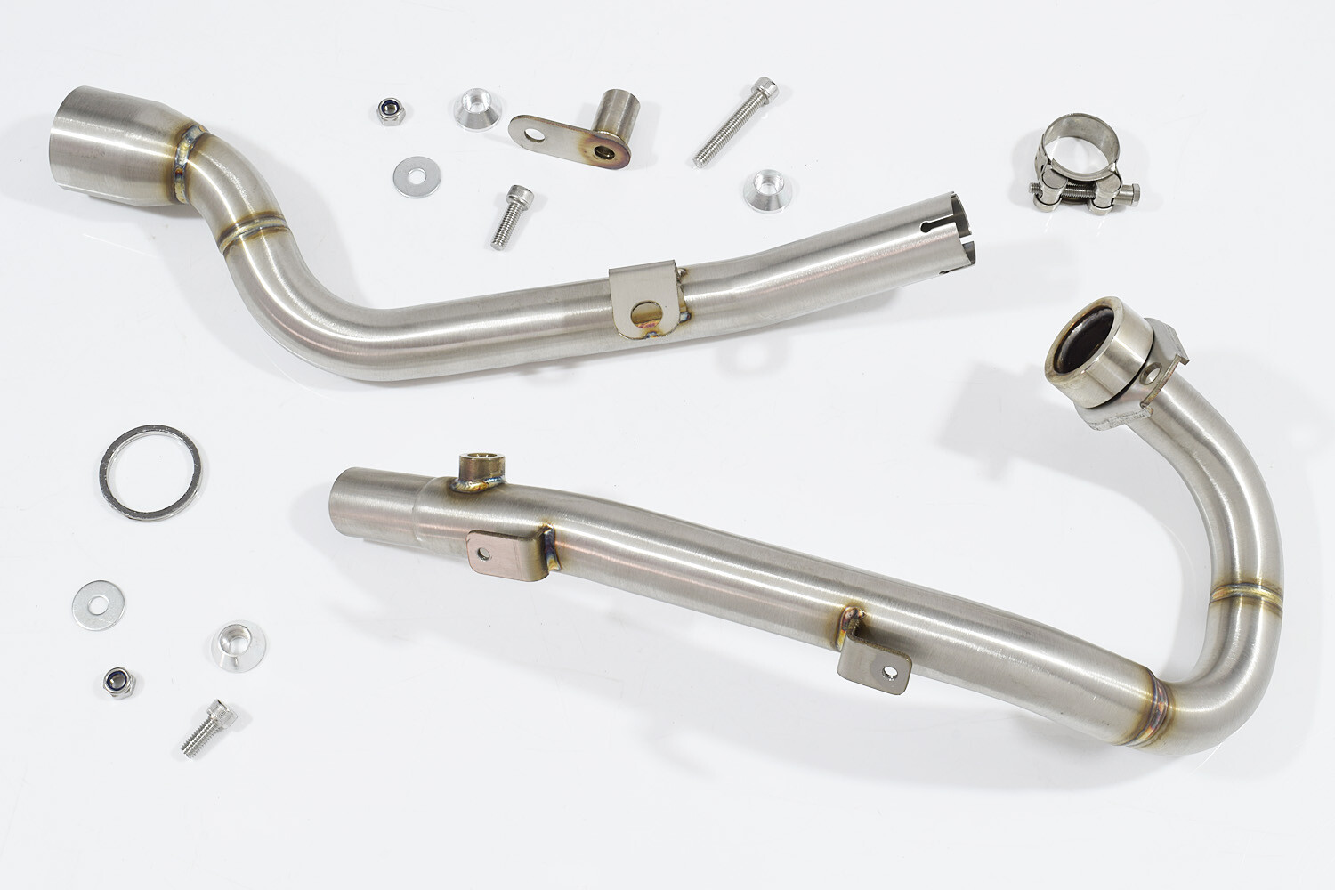 CRF300 L RALLY Exhaust Header Front Pipe Downpipe + Link Pipe | eBay UK