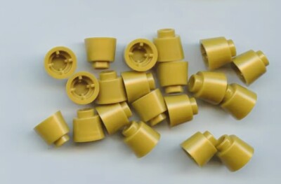 Lego 20 Pieces Pearl Gold Cone 1x1 Mini Figures Hat / Fez | eBay Australia
